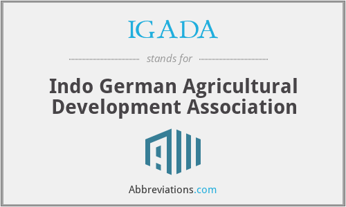 What does IGADA stand for?