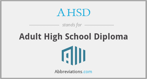 What does AHSD stand for?