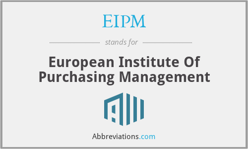 What does EIPM stand for?