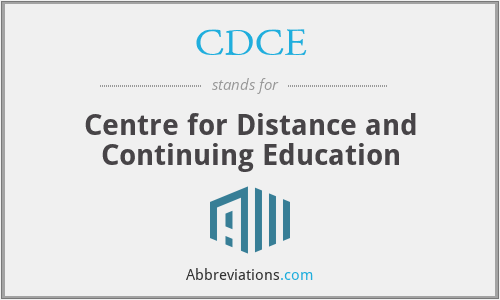 What does CDCE stand for?