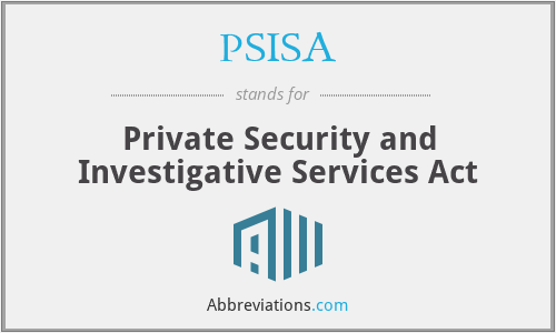 What does PSISA stand for?
