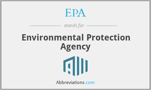 What does EPA stand for?
