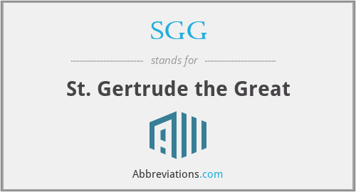 What does SGG stand for?