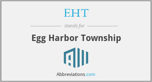 What does EHT stand for?