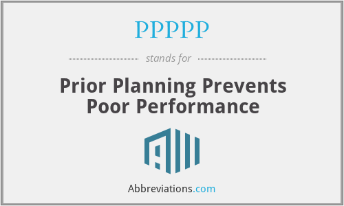 What does PPPPP stand for?