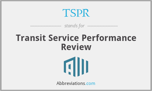 What does TSPR stand for?