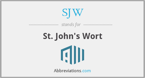 What does SJW stand for?