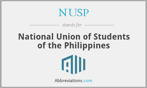 NUSP - National Union of Students of the Philippines