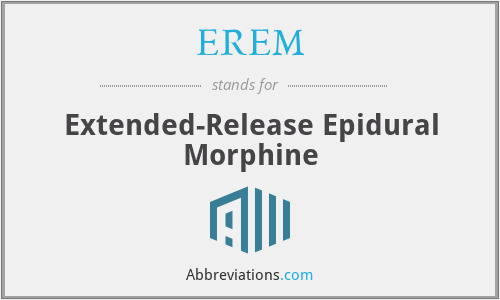 What does EREM stand for?