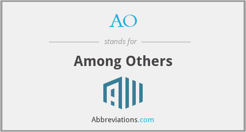 What is the abbreviation for among others?