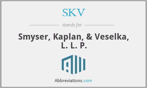 What does SKV stand for?