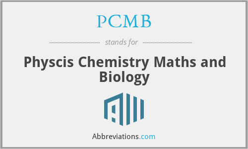 What does PCMB stand for?