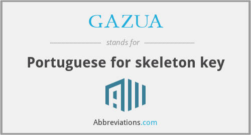 What does GAZUA stand for?