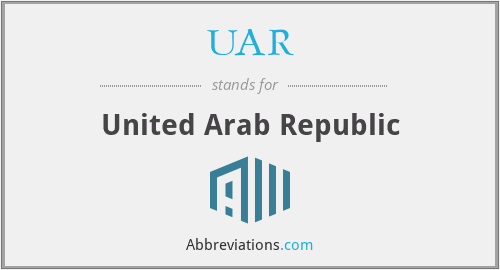 What does UAR stand for?