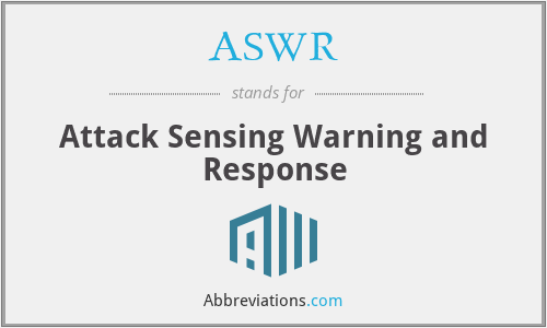 What does ASWR stand for?