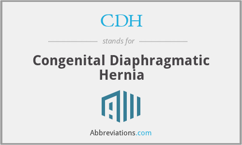 What does CDH stand for?