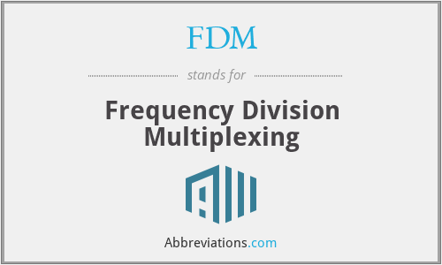 FDM - Frequency Division Multiplexing