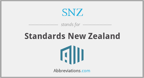 What does SNZ stand for?