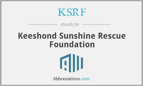 What does KSRF stand for?