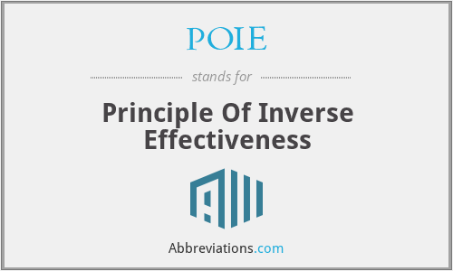 What does POIE stand for?