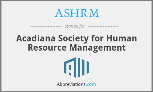 What does ASHRM stand for?
