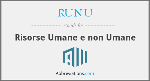 What does RUNU stand for?
