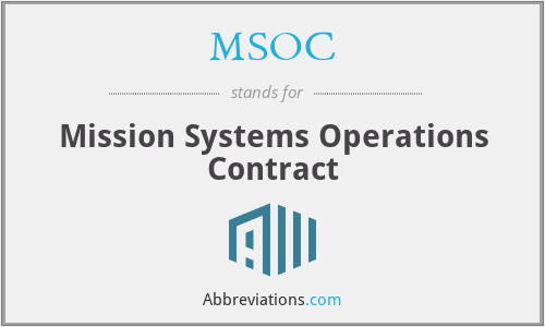 What does MSOC stand for?