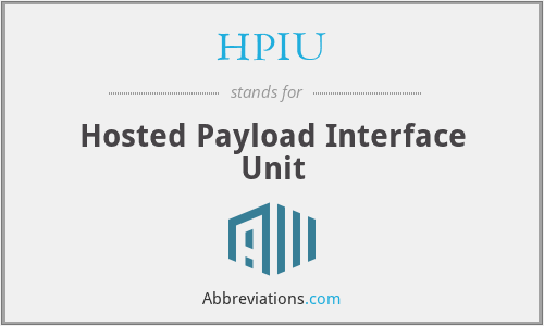 What does HPIU stand for?