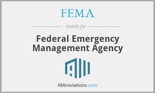 What does FEMA stand for?