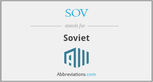 What does SOV stand for?