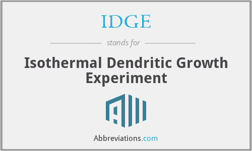 What does IDGE stand for?