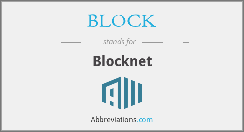 What does BLOCK stand for?