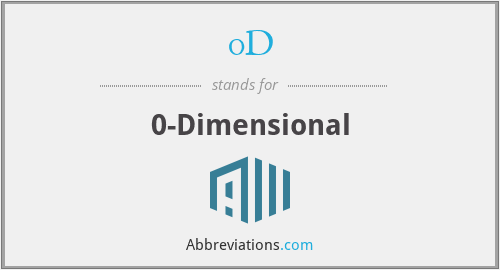 What does 0D stand for?