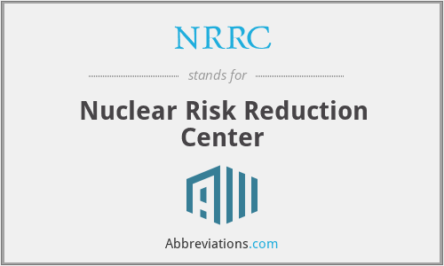 What does NRRC stand for?