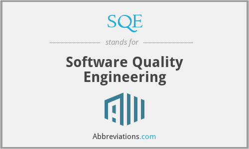 What does SQE stand for?
