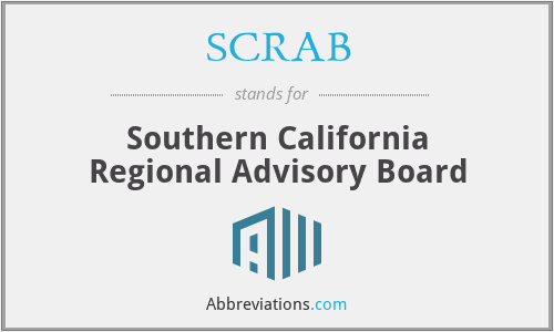 What does SCRAB stand for?