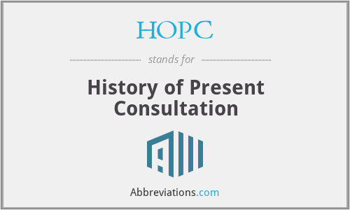 What does HOPC stand for?