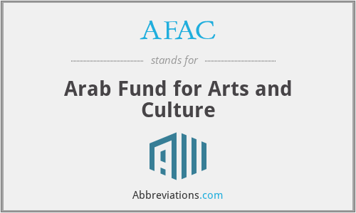 AFAC - Arab Fund for Arts and Culture