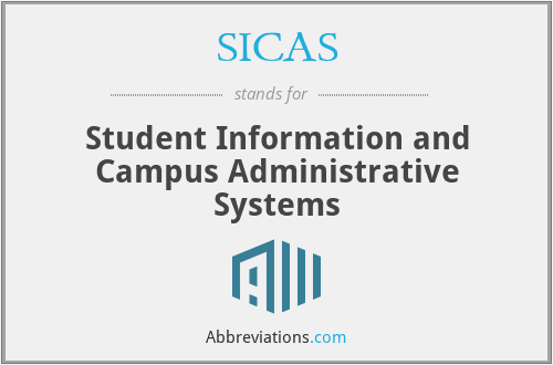 SICAS - Student Information and Campus Administrative Systems