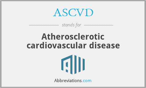 ASCVD - Atherosclerotic cardiovascular disease