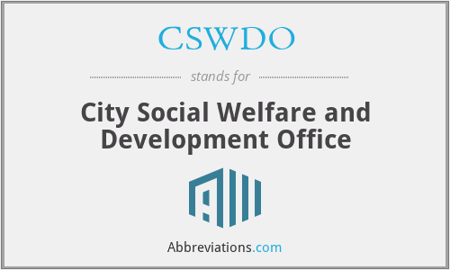 What does CSWDO stand for?
