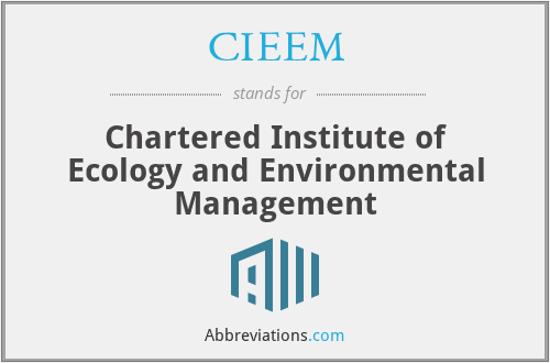 What does CIEEM stand for?