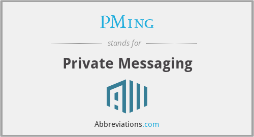 What does PMING stand for?