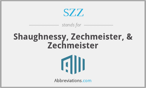 What does SZZ stand for?