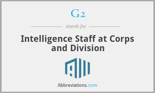 What does G2 stand for?