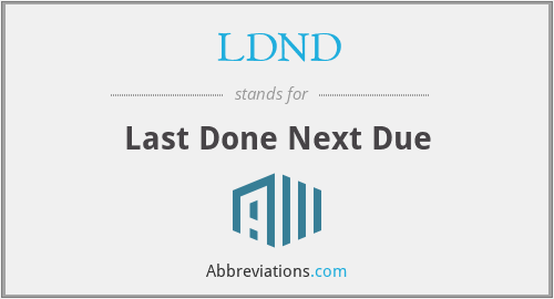 What does LDND stand for?