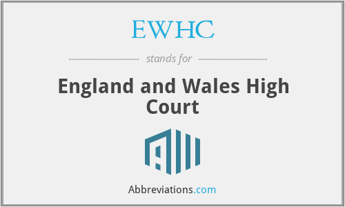 What does EWHC stand for?