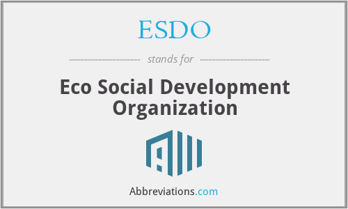What does ESDO stand for?