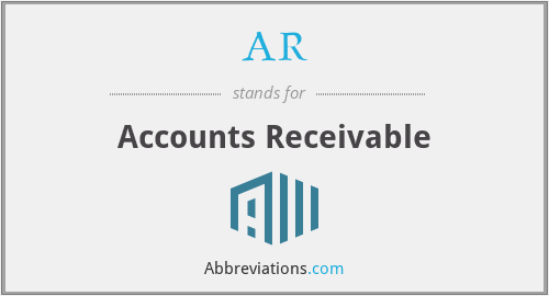 What is the abbreviation for accounts receivable?