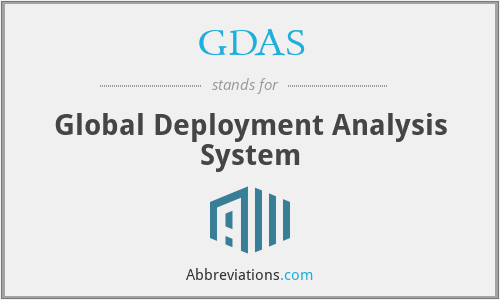 What does GDAS stand for?